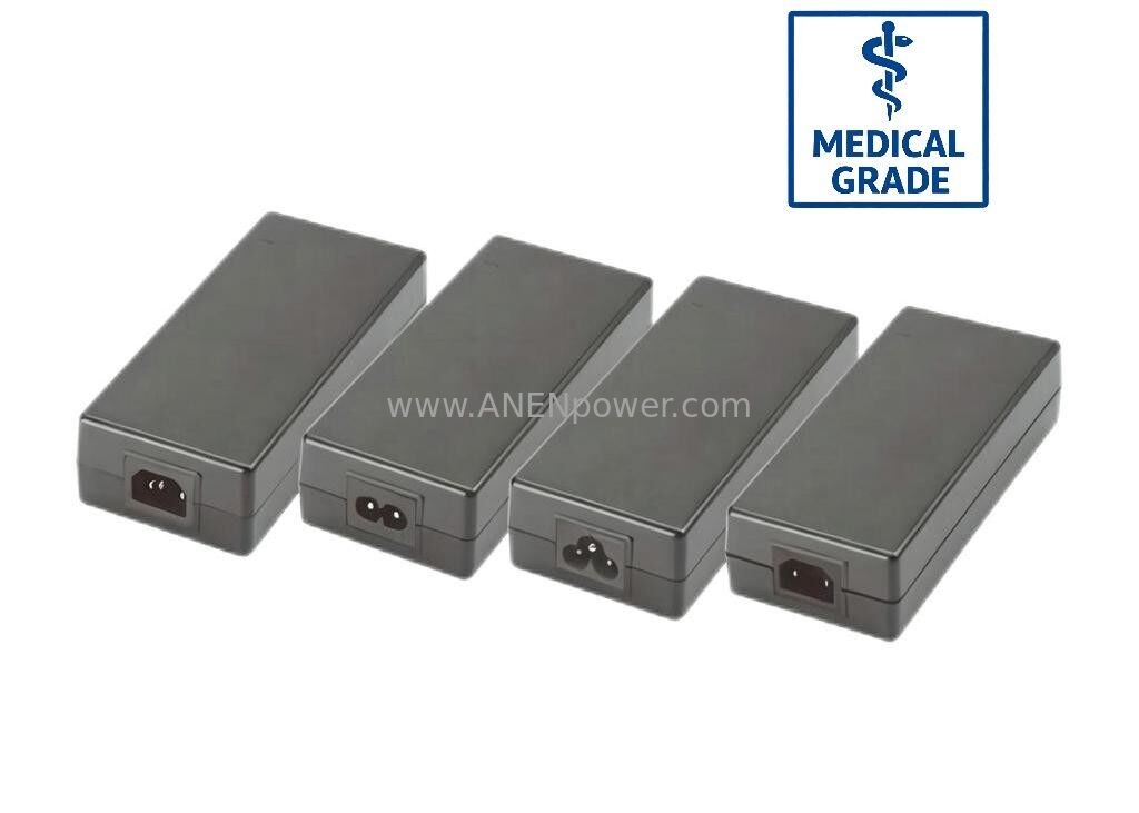 96W Medical Desktop AC Adapter 24V 4A 12V 8A Power Supply for ...