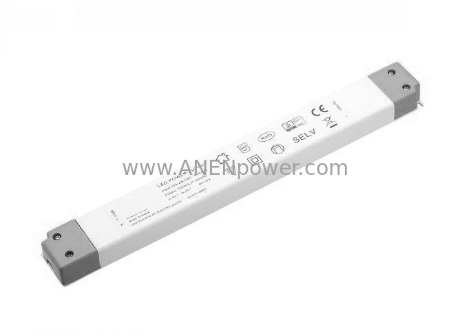 UL CE GS Certified 60W Max 12V LED Power Supply 24V, 36V Constant Voltage Slim Linetype LED Driver